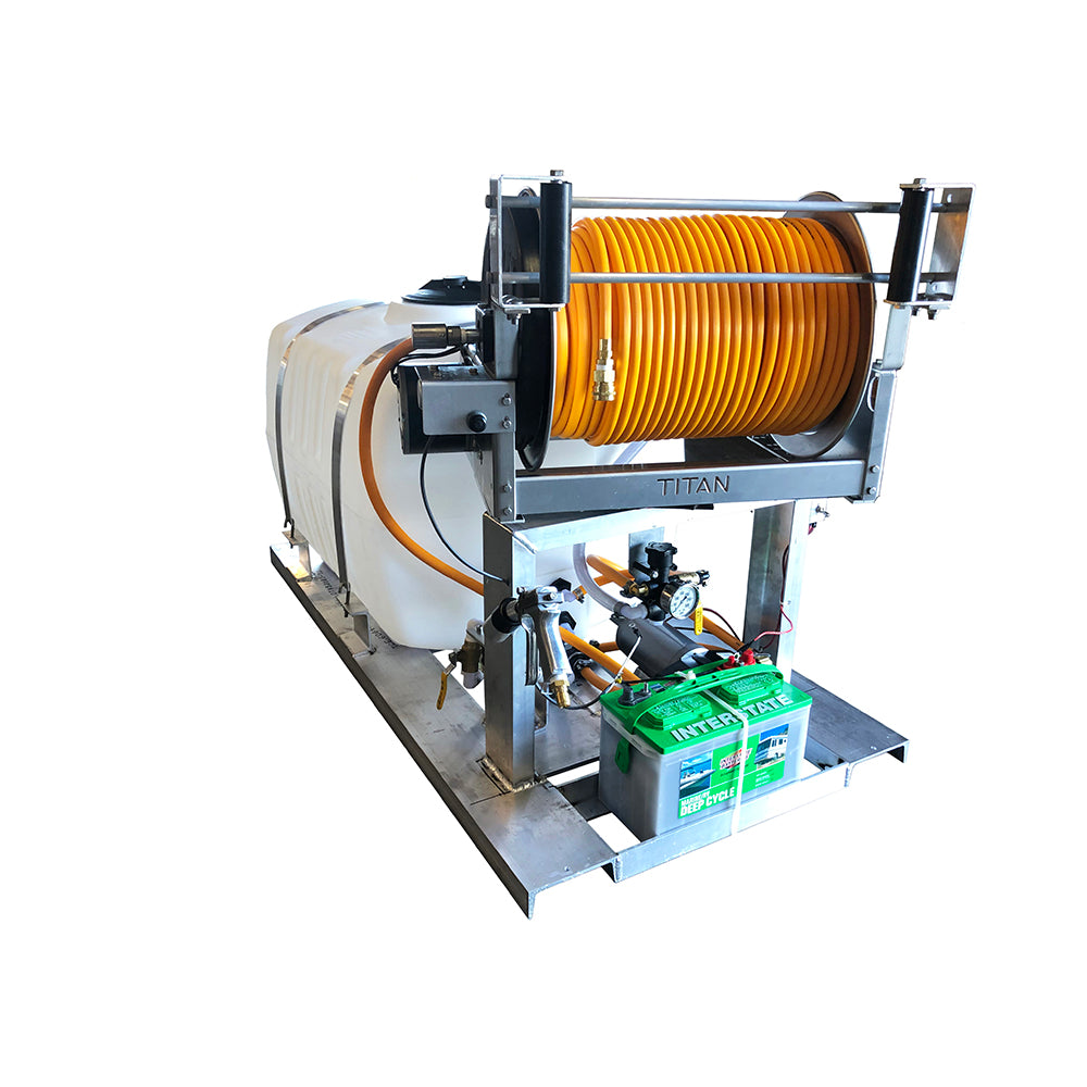 Kings Sprayers 100 Gallon Skid Sprayer with Pumptec 350U 12V Pump & El ...